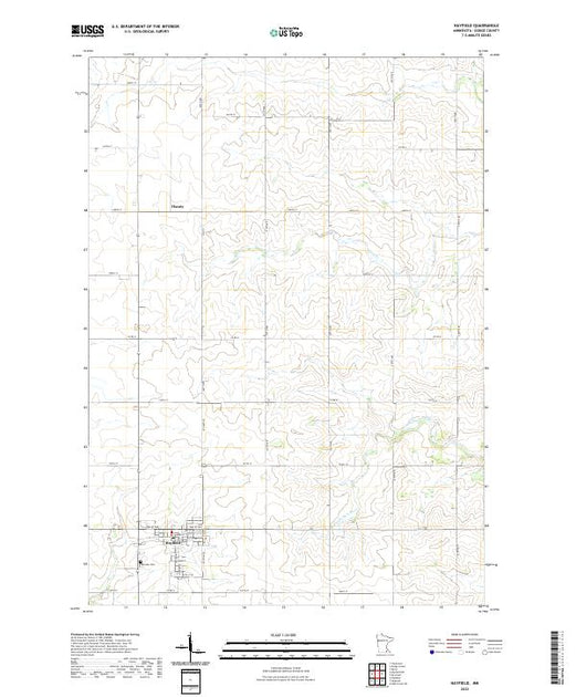 US Topo 7.5-minute map for Hayfield MN – American Map Store