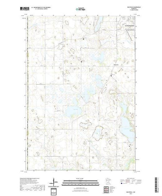 US Topo 7.5-minute map for Heatwole MN – American Map Store