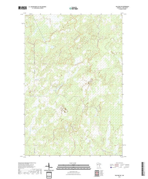 US Topo 7.5-minute map for Holyoke SW MN – American Map Store