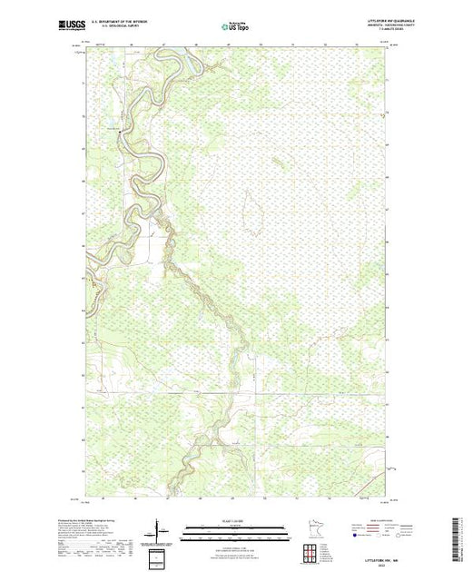 US Topo 7.5-minute map for Littlefork NW MN – American Map Store