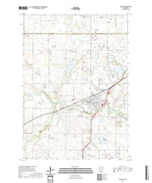 US Topo 7.5-minute map for Madelia MN – American Map Store
