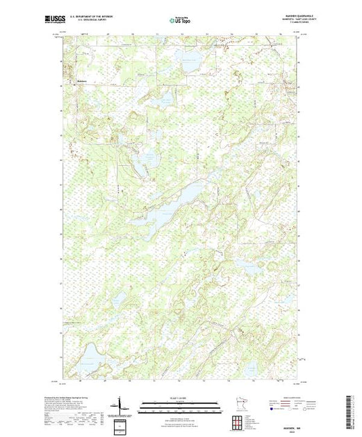 US Topo 7.5-minute map for Makinen MN – American Map Store