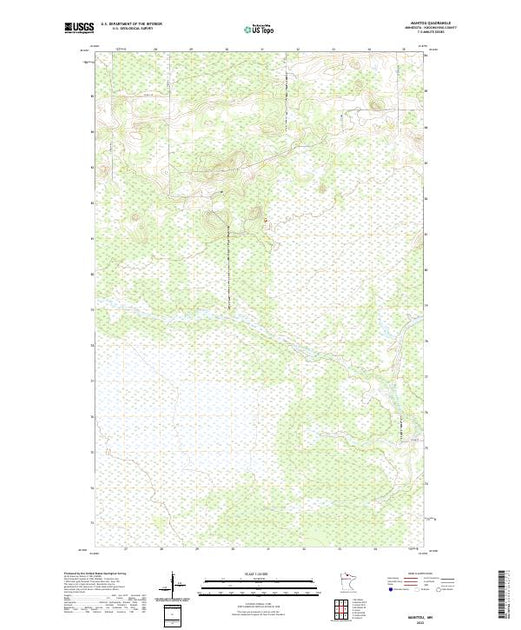 US Topo 7.5-minute map for Manitou MN – American Map Store
