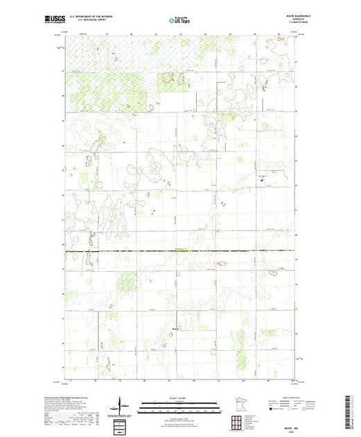 US Topo 7.5-minute map for Mavie MN – American Map Store