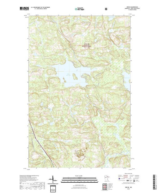 US Topo 7.5-minute map for Orr NE MN – American Map Store