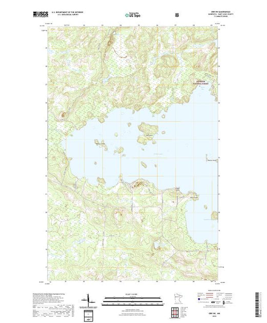 US Topo 7.5-minute map for Orr SW MN – American Map Store