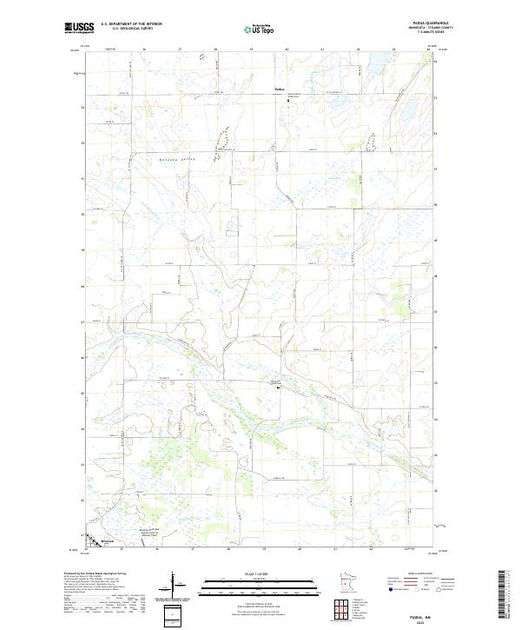 US Topo 7.5-minute map for Padua MN – American Map Store