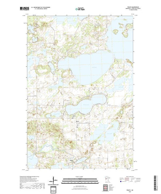 US Topo 7.5-minute map for Phelps MN – American Map Store
