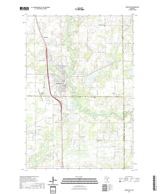 US Topo 7.5-minute map for Princeton MN – American Map Store