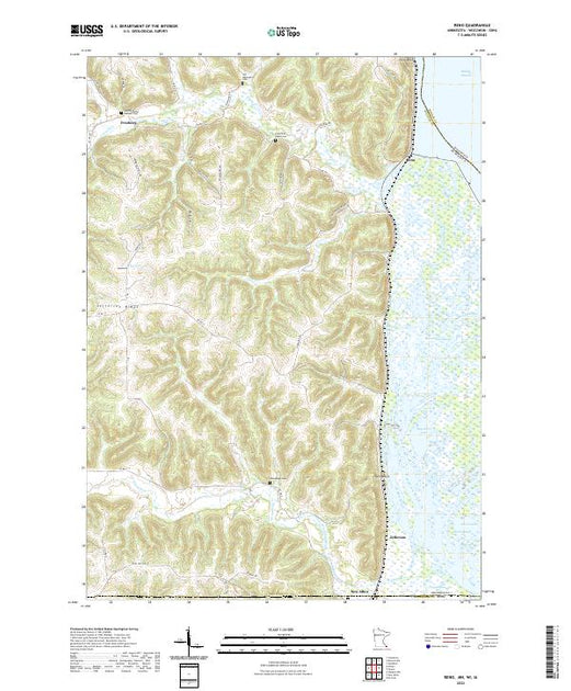 US Topo 7.5-minute map for Reno MNWIIA – American Map Store