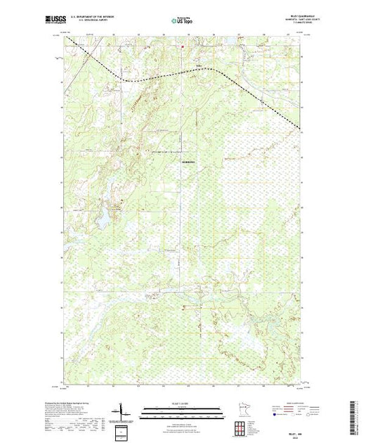 US Topo 7.5-minute map for Riley MN – American Map Store