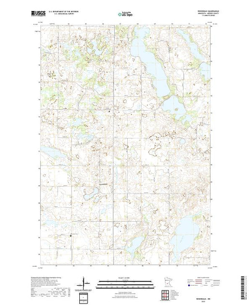 US Topo 7.5-minute map for Rosendale MN – American Map Store