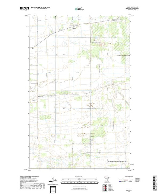 US Topo 7.5-minute map for Salol MN – American Map Store