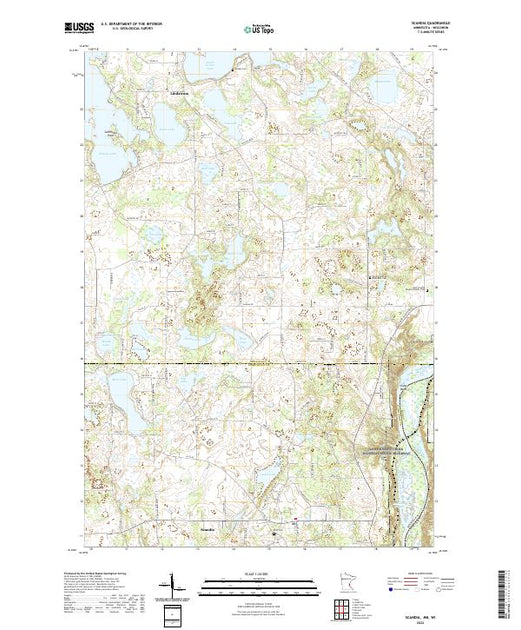 US Topo 7.5-minute map for Scandia MNWI – American Map Store