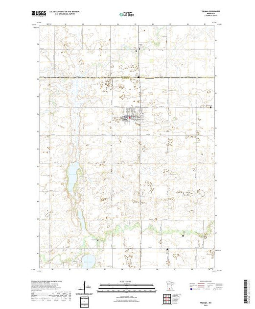 US Topo 7.5-minute map for Truman MN – American Map Store