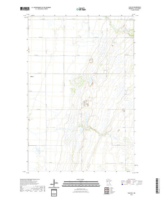 US Topo 7.5-minute map for Ulen SW MN – American Map Store