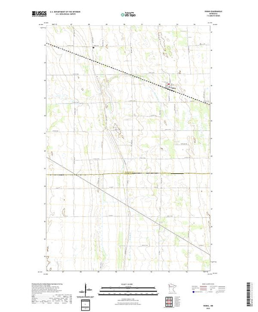 US Topo 7.5-minute map for Viking MN – American Map Store