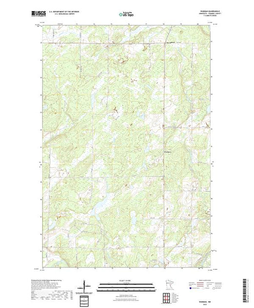 US Topo 7.5-minute map for Warman MN – American Map Store
