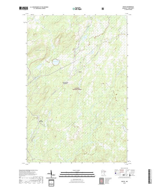 US Topo 7.5-minute map for Whyte MN – American Map Store