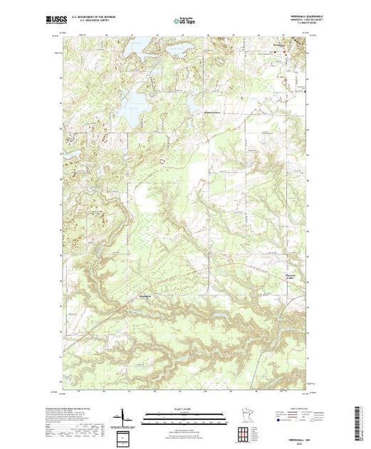 US Topo 7.5-minute map for Wrenshall MN – American Map Store