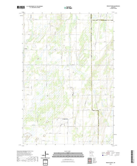 US Topo 7.5-minute map for Wrightstown MN – American Map Store