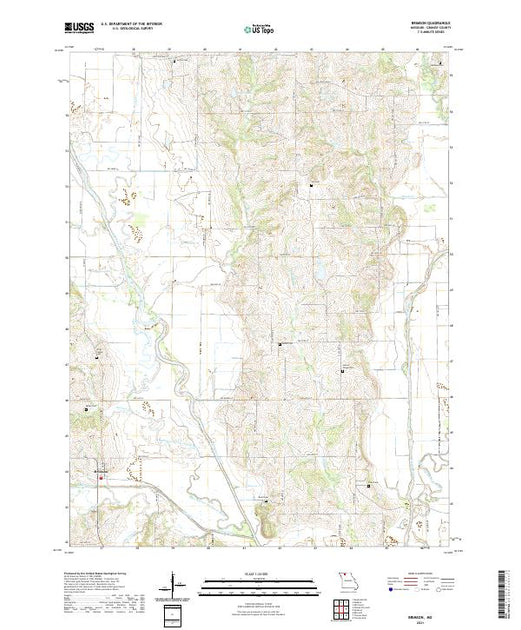 USGS US Topo 7.5-minute map for Brimson MO 2021 – American Map Store