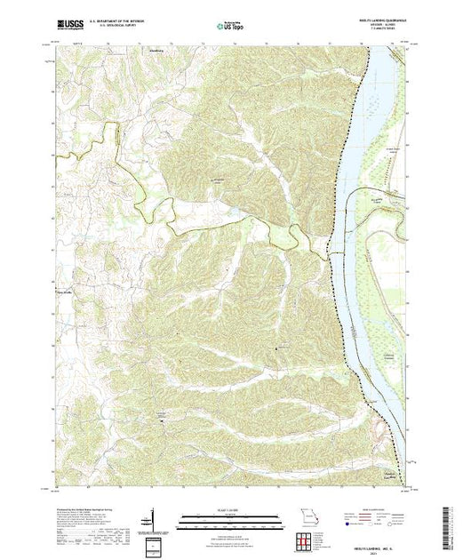 USGS US Topo 7.5-minute map for Neelys Landing MOIL 2021 – American Map ...