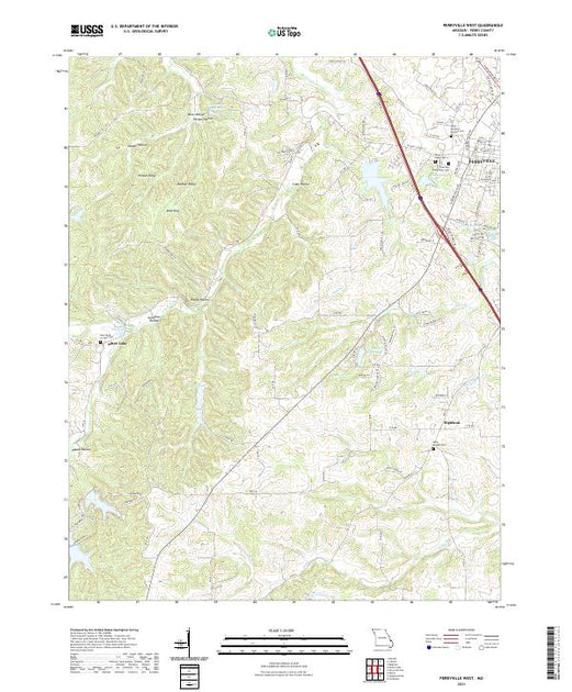 USGS US Topo 7.5-minute map for Perryville West MO 2021 – American Map ...