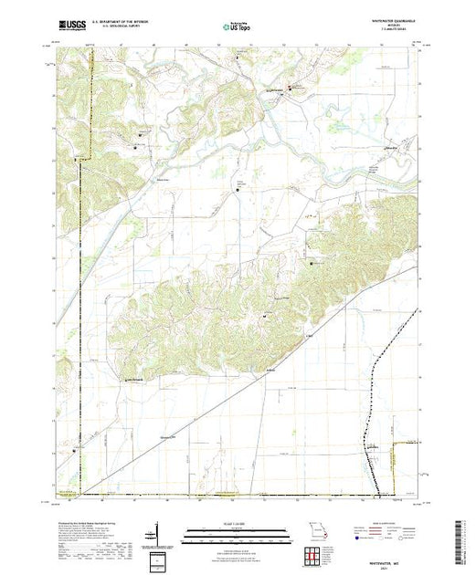 USGS US Topo 7.5-minute map for Whitewater MO 2021 – American Map Store