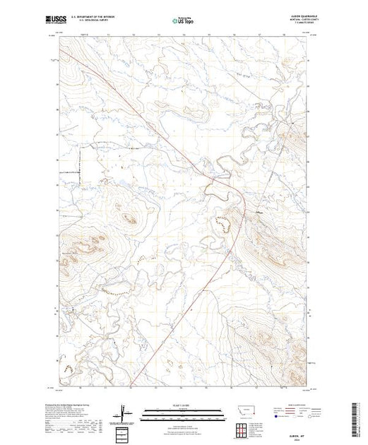 US Topo 7.5-minute map for Albion MT – American Map Store