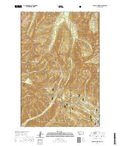 USGS US Topo 7.5-minute map for Arrastra Mountain MT 2020 – American ...