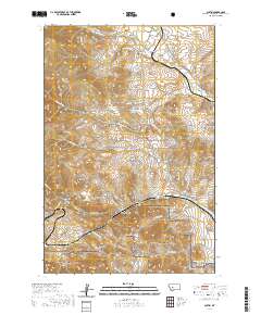 USGS US Topo 7.5-minute map for Austin MT 2020 – American Map Store