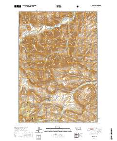 USGS US Topo 7.5-minute map for Beehive MT 2020 – American Map Store