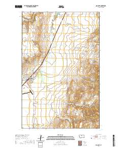 USGS US Topo 7.5-minute map for Big Sandy MT 2020 – American Map Store