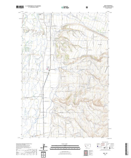 US Topo 7.5-minute map for Bing MT – American Map Store