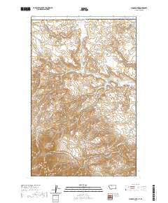 USGS US Topo 7.5-minute map for Bingham Lake MTAB 2020 – American Map Store