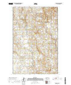 USGS US Topo 7.5-minute map for Blair Ranch MT 2020 – American Map Store