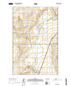 USGS US Topo 7.5-minute map for Box Elder MT 2020 – American Map Store
