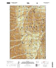 USGS US Topo 7.5-minute map for Cable Mountain MT 2020 – American Map Store