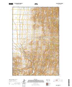 USGS US Topo 7.5-minute map for Camas Prairie MT 2020 – American Map Store