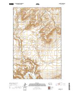 USGS US Topo 7.5-minute map for Carter NE MT 2020 – American Map Store