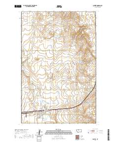 USGS US Topo 7.5-minute map for Chester MT 2020 – American Map Store