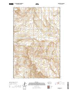 USGS US Topo 7.5-minute map for Chester NW MT 2020 – American Map Store