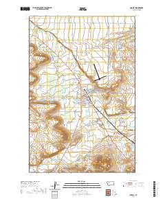 USGS US Topo 7.5-minute map for Choteau MT 2020 – American Map Store