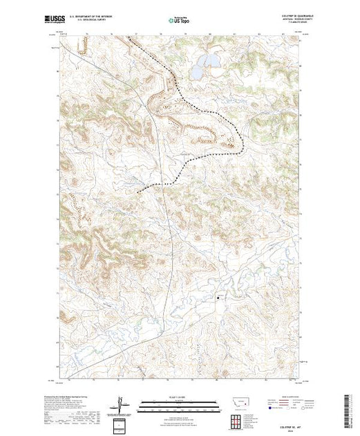 US Topo 7.5-minute map for Colstrip SE MT – American Map Store