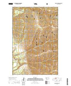 USGS US Topo 7.5-minute map for Cook Mountain MT 2020 – American Map Store