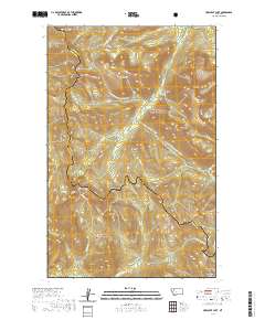 USGS US Topo 7.5-minute map for Crescent Cliff MT 2020 – American Map Store