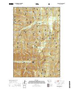 USGS US Topo 7.5-minute map for Davis Mountain MT 2020 – American Map Store