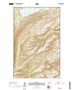 USGS US Topo 7.5-minute map for Duck Lake MT 2020 – American Map Store