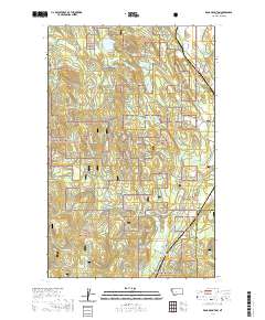 USGS US Topo 7.5-minute map for Edna Mountain MT 2020 – American Map Store